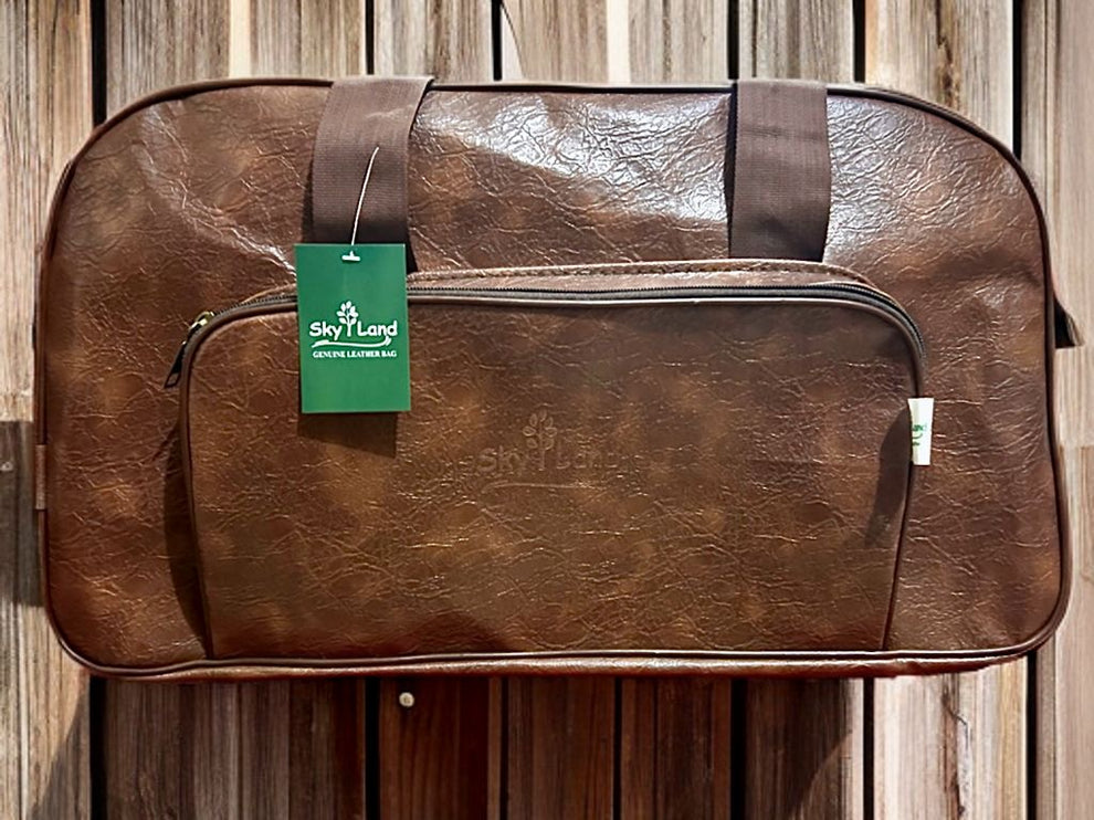 Skyland Duffle Brown leather Bag – skyland bag